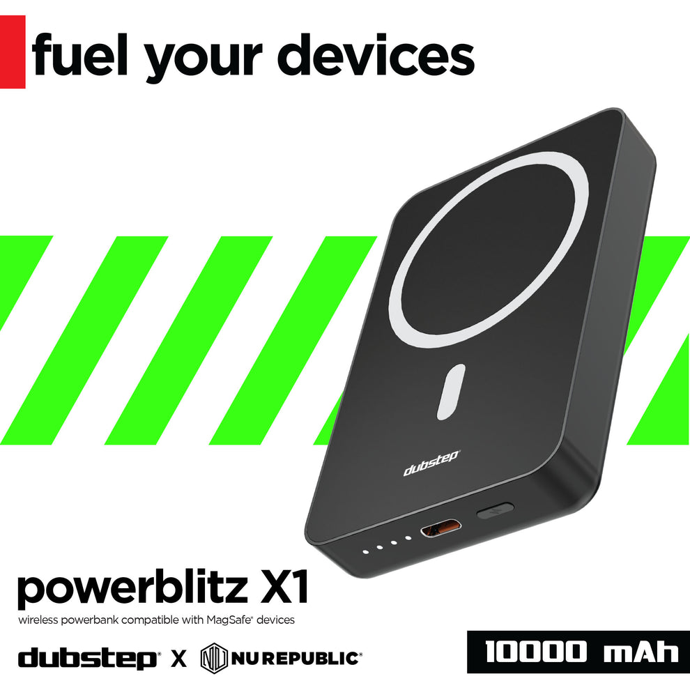 Powerblitz X1 Magsafe charging powerbank 10,000mAh – Dubstep World